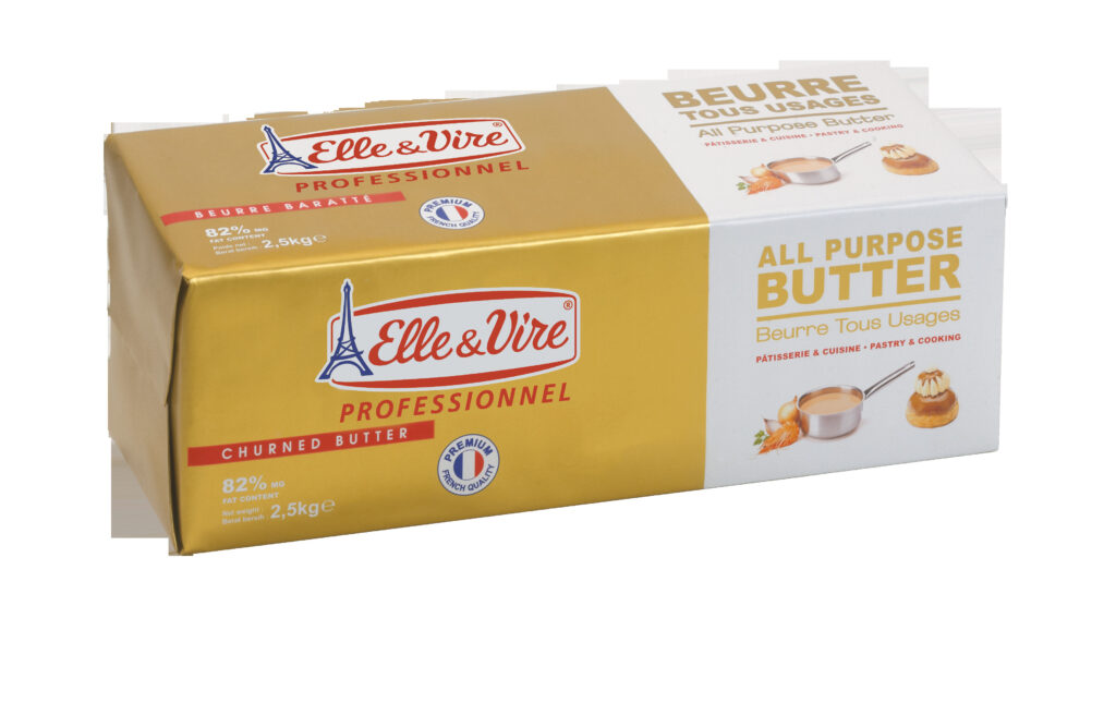 ELLE & VIRE UNSALTED PASTEURIZED BUTTER 2.5KG 82% FAT ...