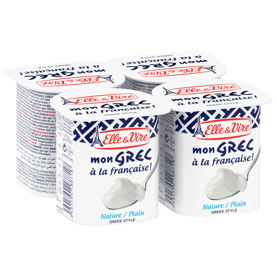Elle & Vire plain Greek yoghurt 125g – ParadiseFineFoods Việt Nam